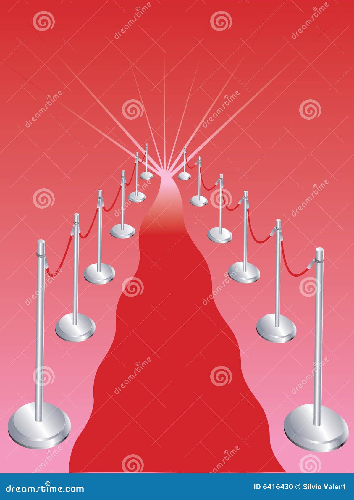 Abstract red carpet stock vector. Illustration of glow - 6416430