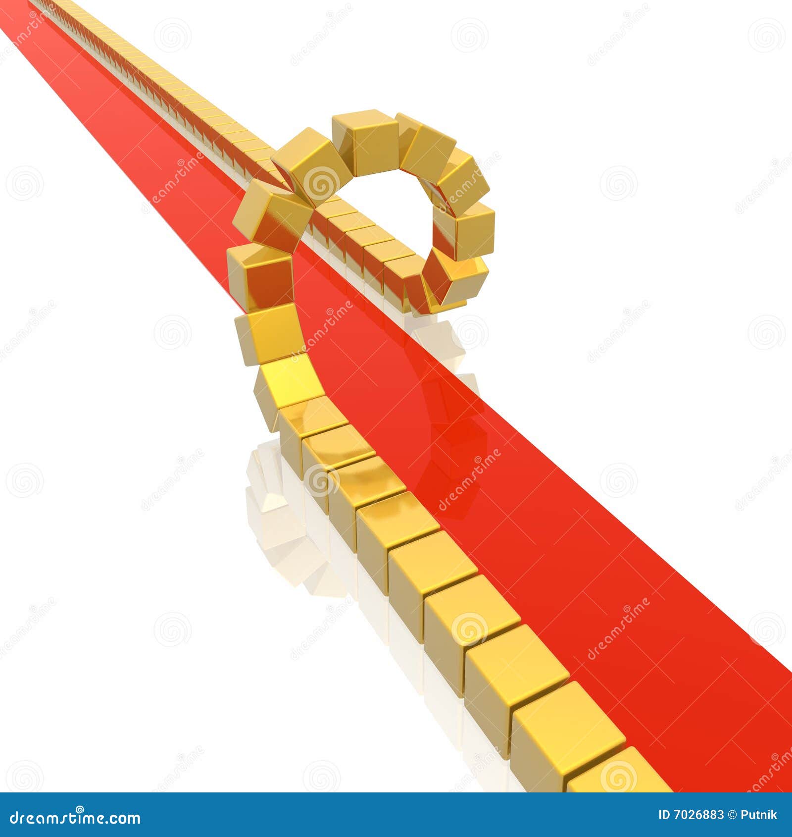 Abstract red carpet stock illustration. Illustration of arch - 7026883