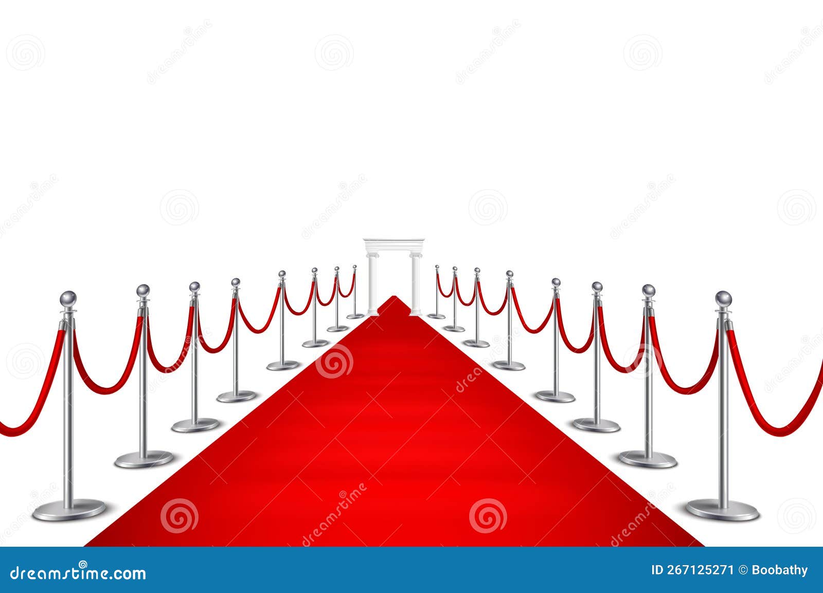 Red Carpet White Background Stock Illustration - Illustration of carpet ...