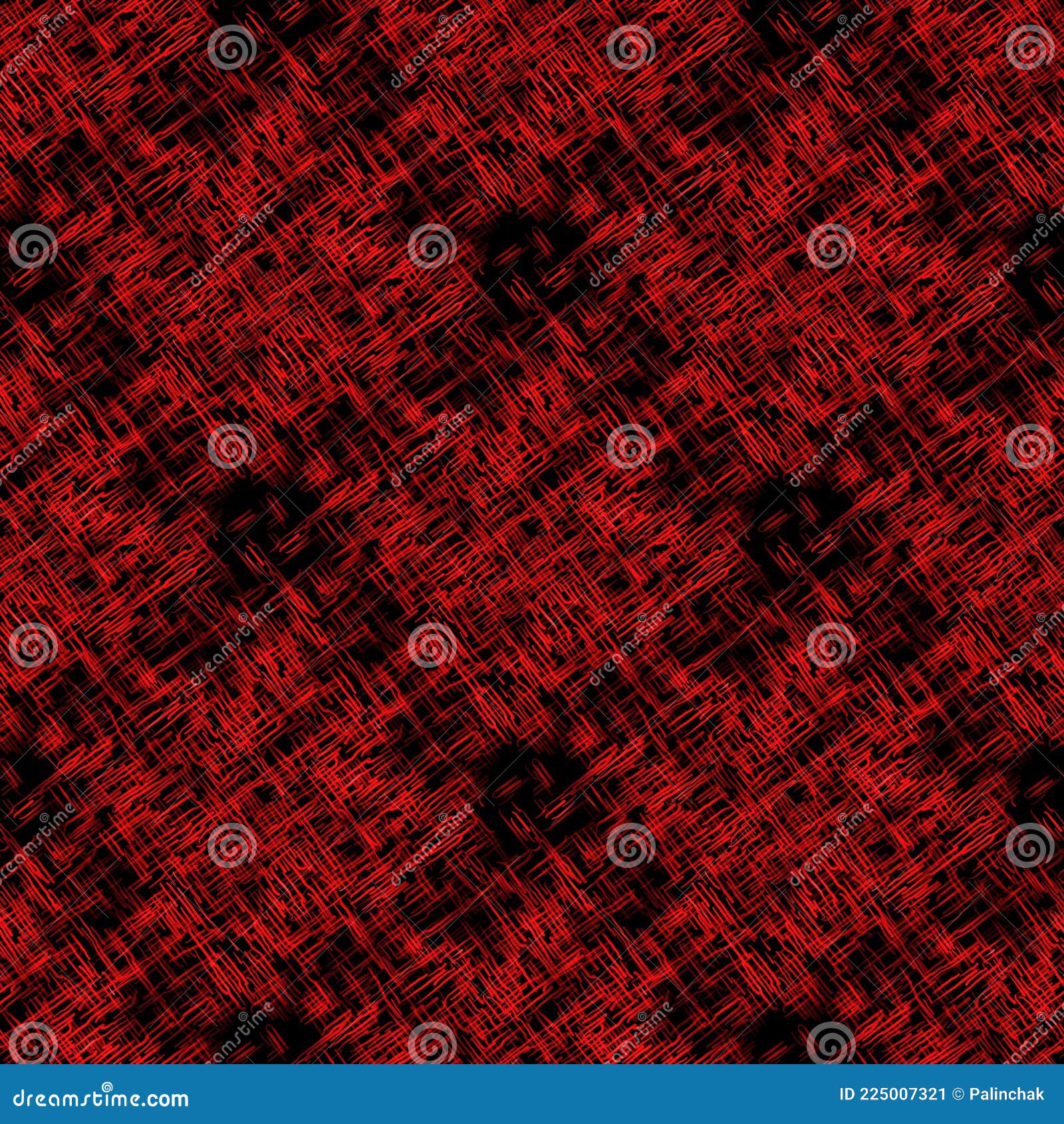 Abstract Red Chaotic Lines. Seamless Pattern Stock Illustration ...