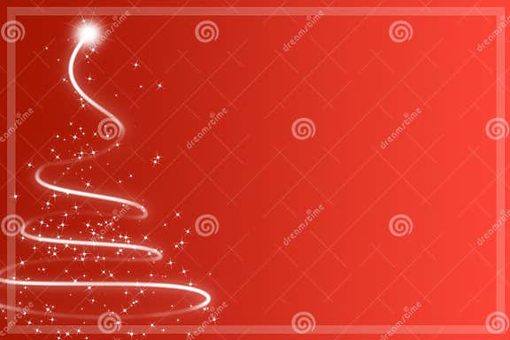Abstract Red Christmas Tree Stock Illustration - Illustration of ...