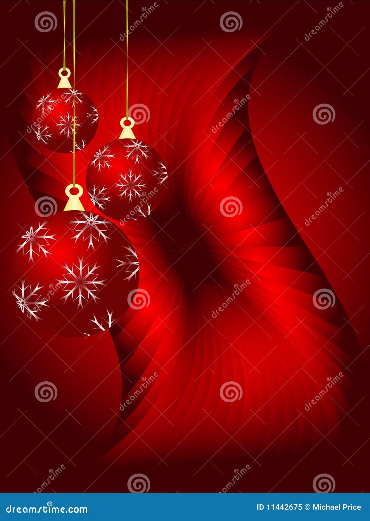 An Abstract Red Christmas Vector Illustration Stock Vector ...