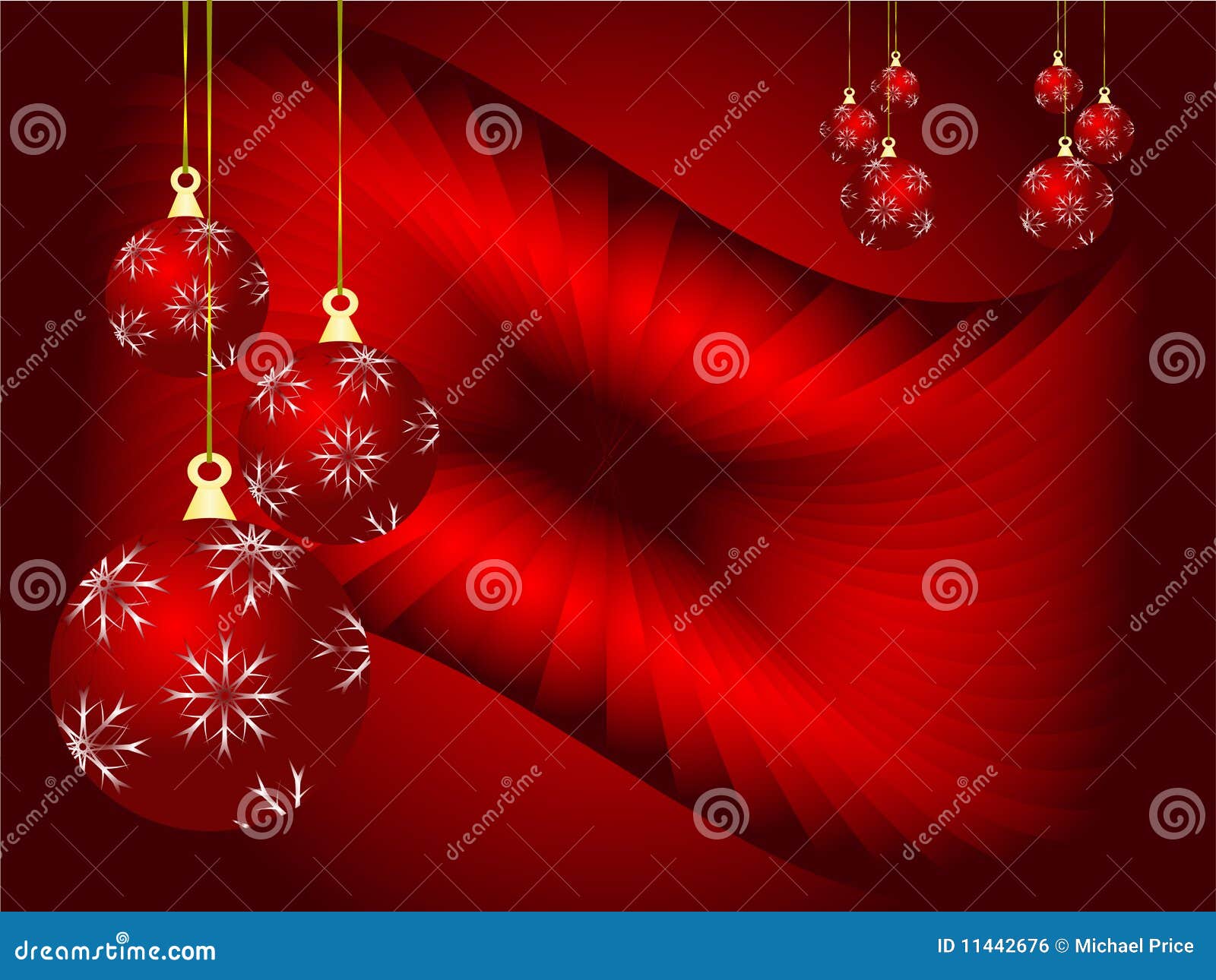 An Abstract Red Christmas Vector Illustration Stock Vector ...
