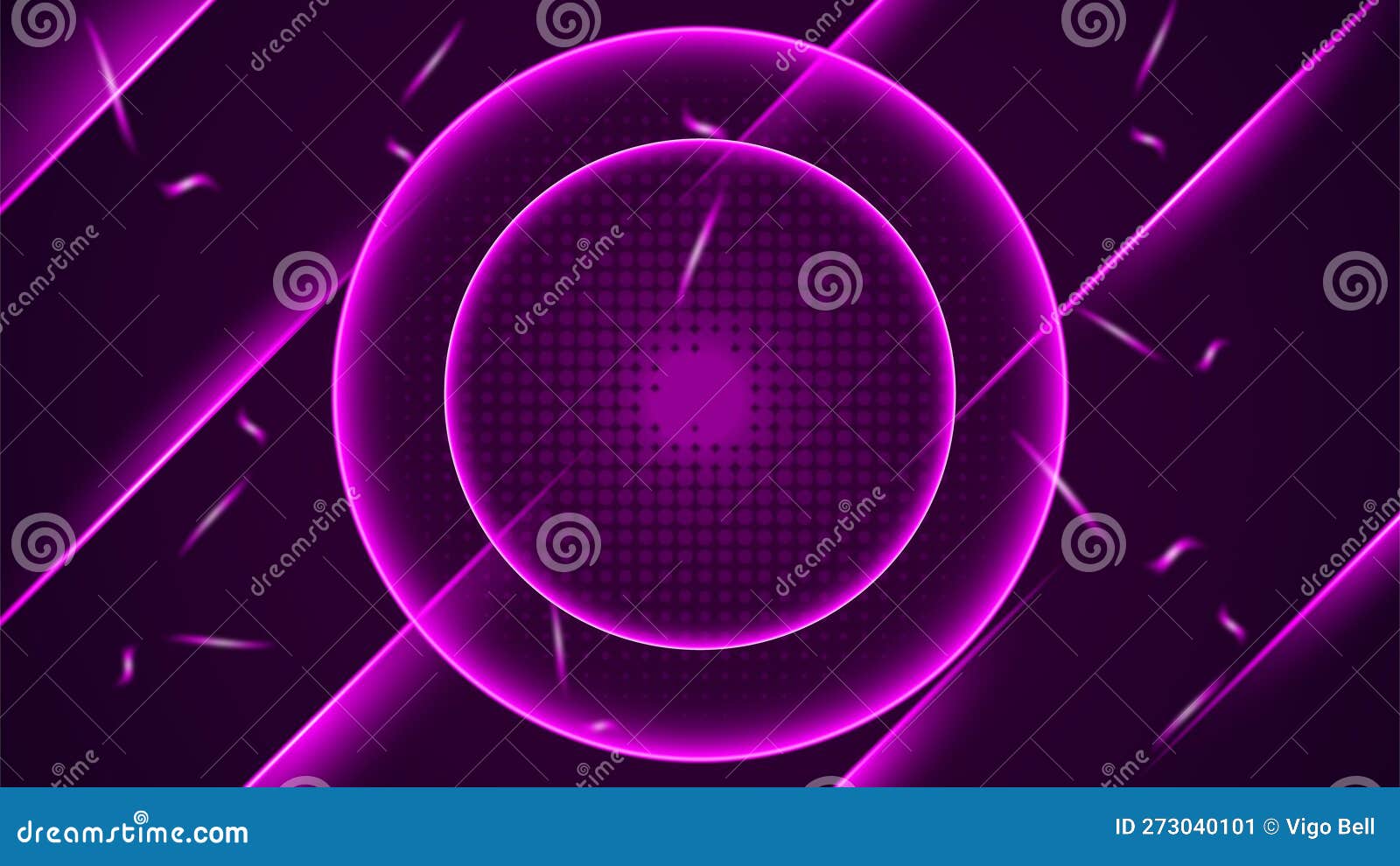 Abstract Red Circle Cosmic Background. Vector Illustration Stock Vector ...