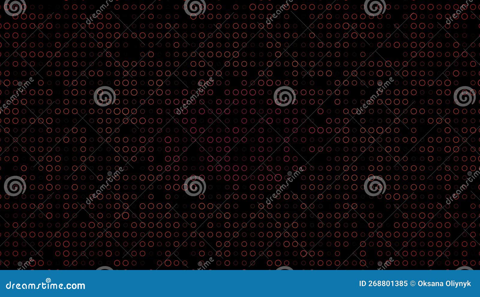 Abstract Red Circles Background. Seamless Loop Stock Illustration ...