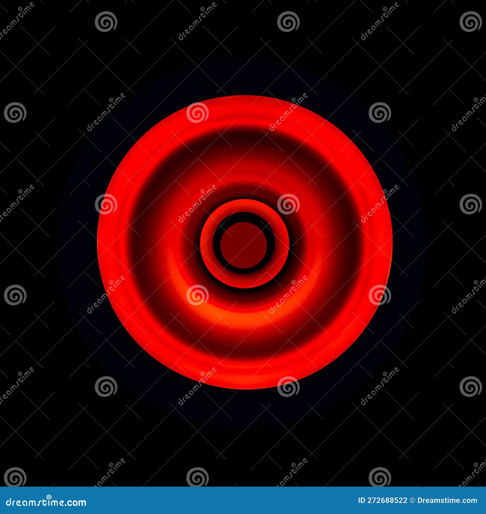Abstract Red Circles with Shadows Stock Illustration - Illustration of ...