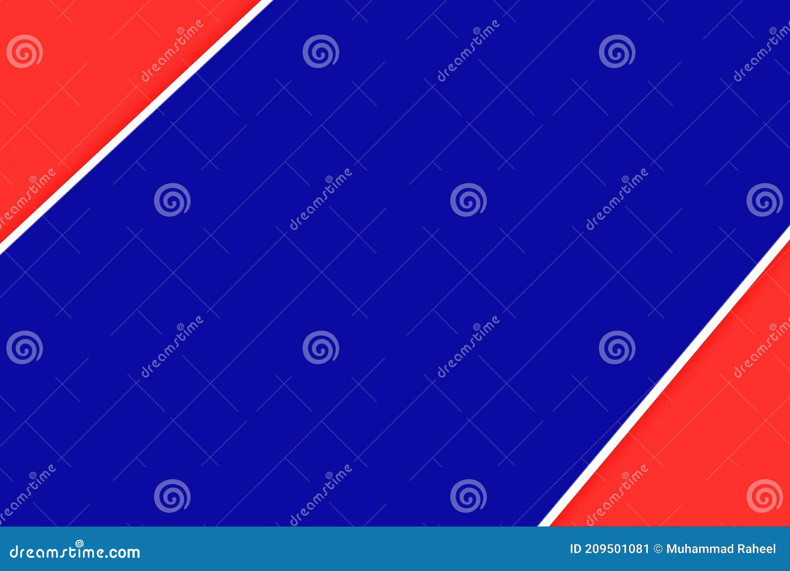 Abstract Red Color Corner Triangular Background with Blue Color ...