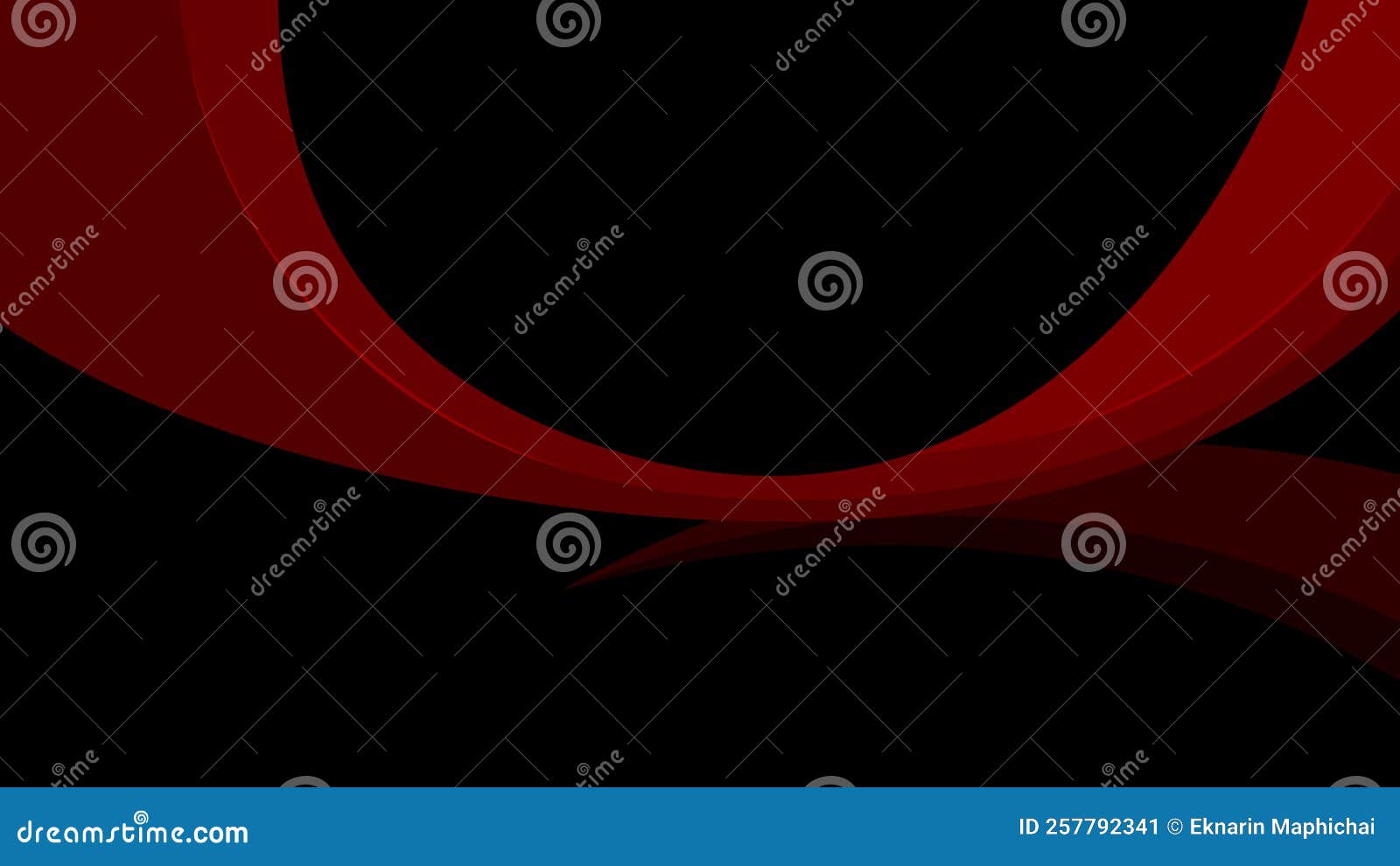 Abstract Red Color Curve Motion on a Black Stock Vector - Illustration ...