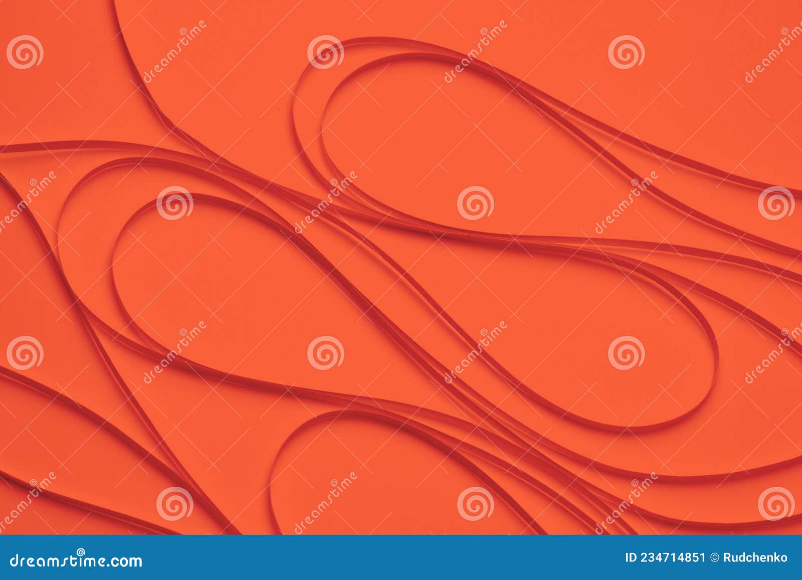 Abstract Red Color Strip Wave Paper Horizontal Background Stock Image ...