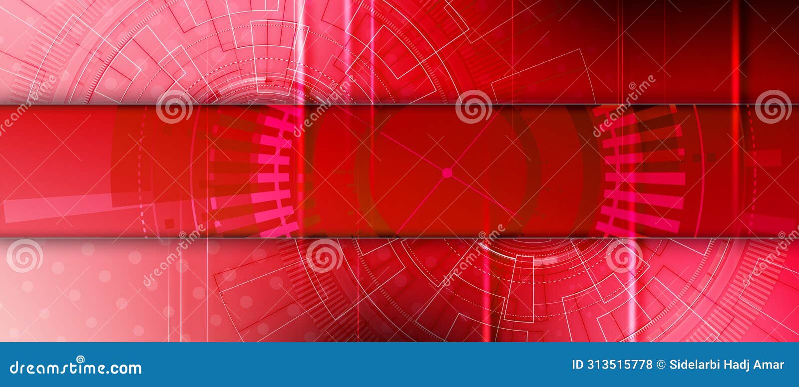 Abstract Red Computer Technology Business Banner Background Stock Photo ...