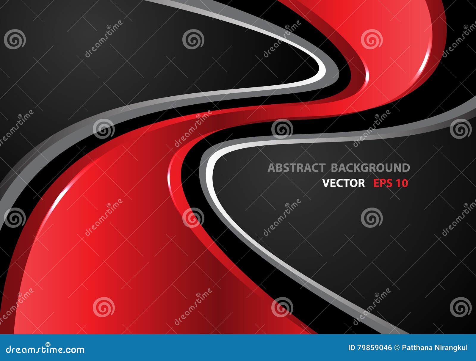 Abstract Red Curve And Gray Design Vector | CartoonDealer.com #79859046