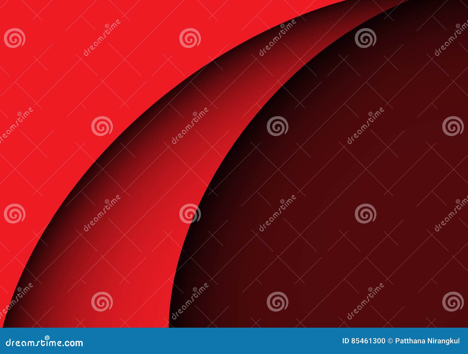 Abstract Red Curve Shape Design Modern Luxury Background Vector Stock ...