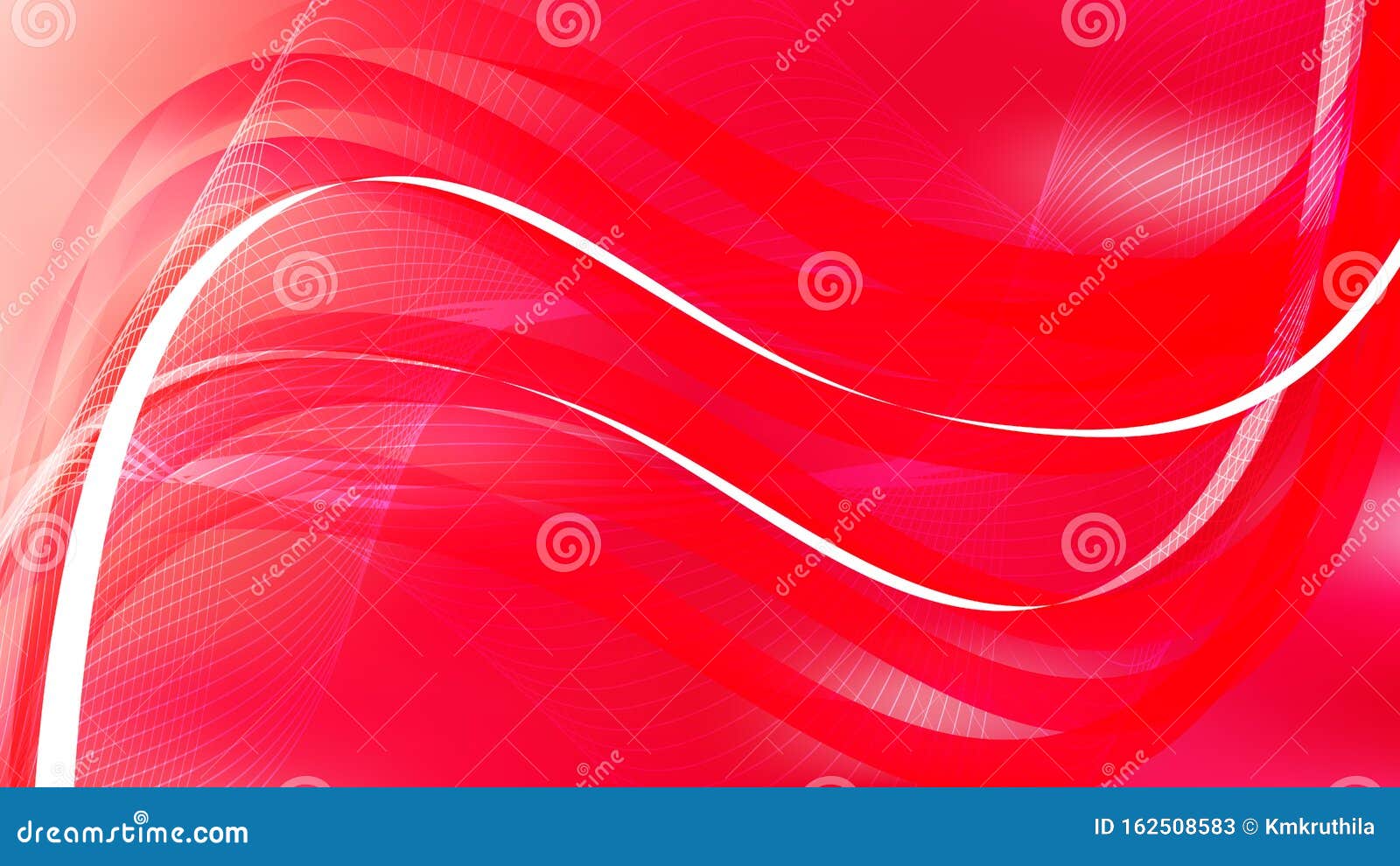 Abstract Red Curved Lines Background Stock Vector - Illustration of ...