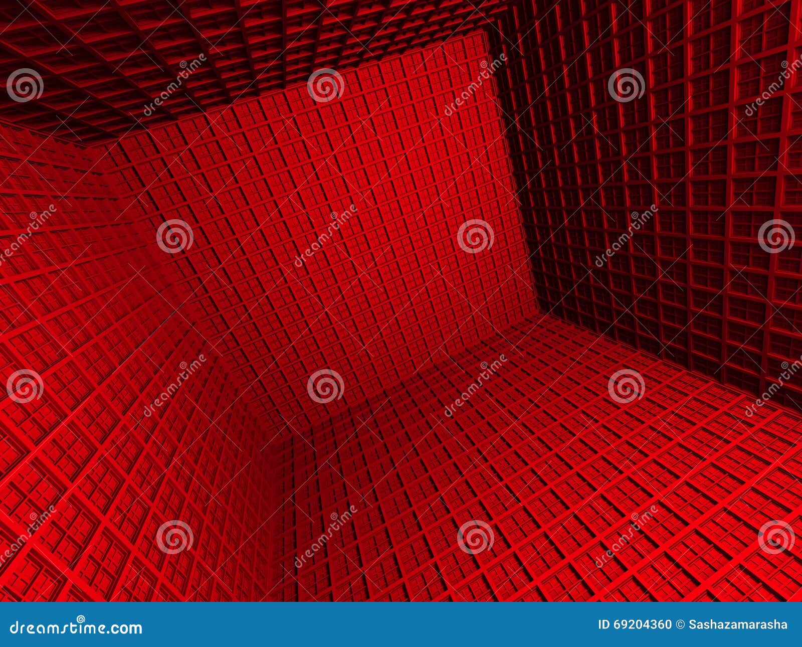 Abstract Red 3d Architecture Background Stock Photo - Image of ...