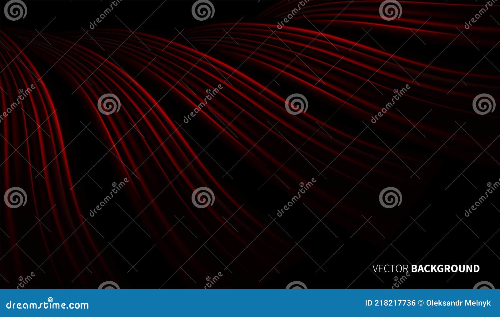 Abstract Red 3d Twisted Lines Background Vector Fully Editable Shape ...