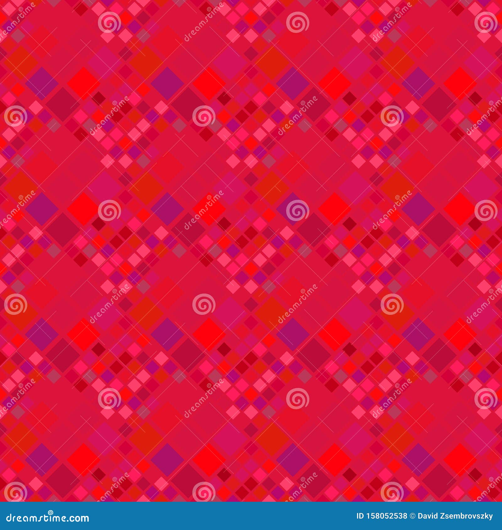 Geometrical Red Square Pattern Background - Abstract Vector Design ...