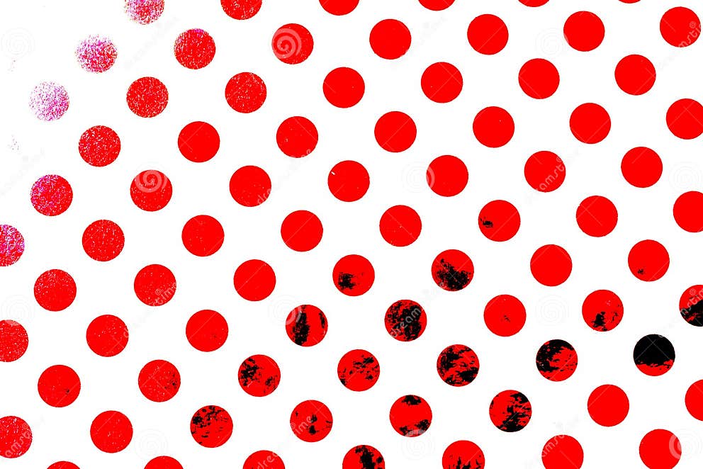 Abstract Red Dots Pattern Can Be Background Stock Illustration ...