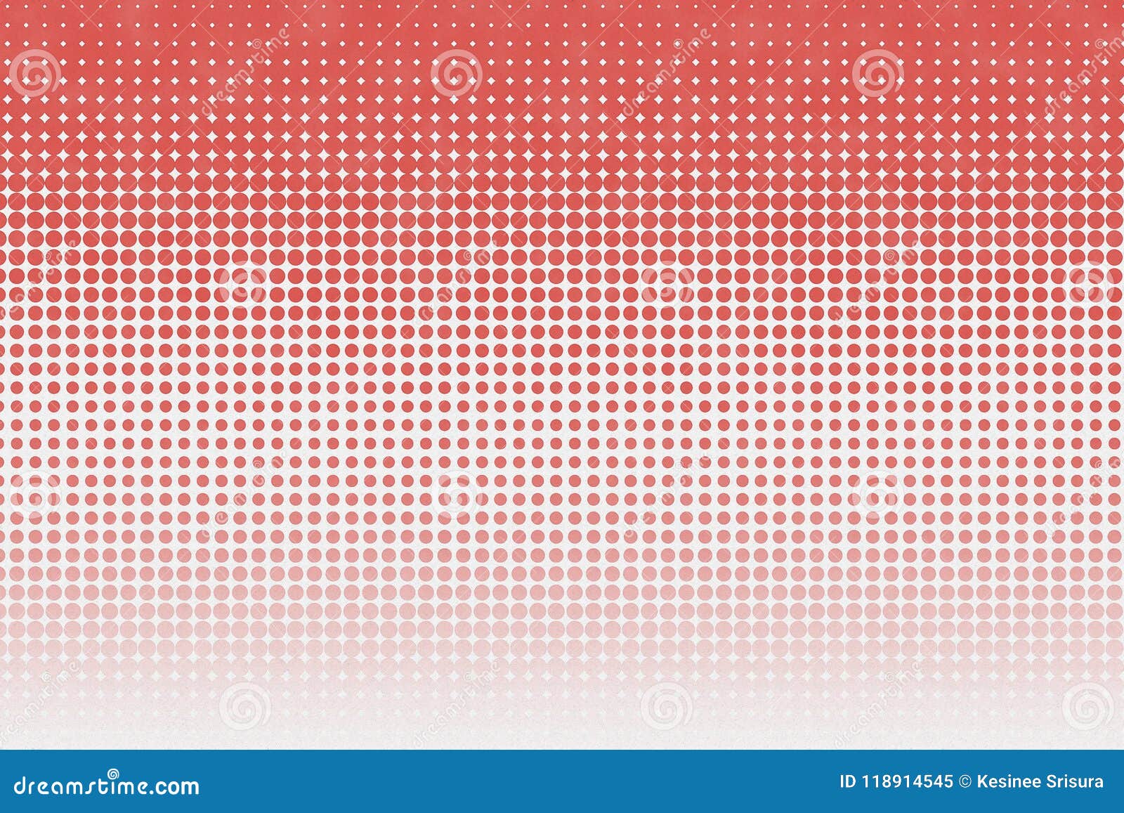Abstract Red Dots Pattern with Gradient Halftone Effect Stock ...