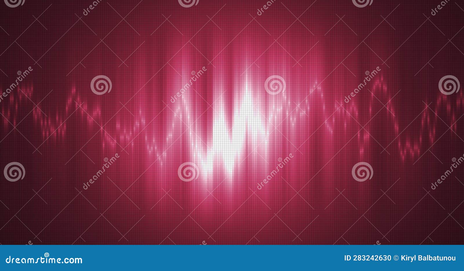 Abstract Red Energy Equalizer from Particles and Dots Abstract Stock ...
