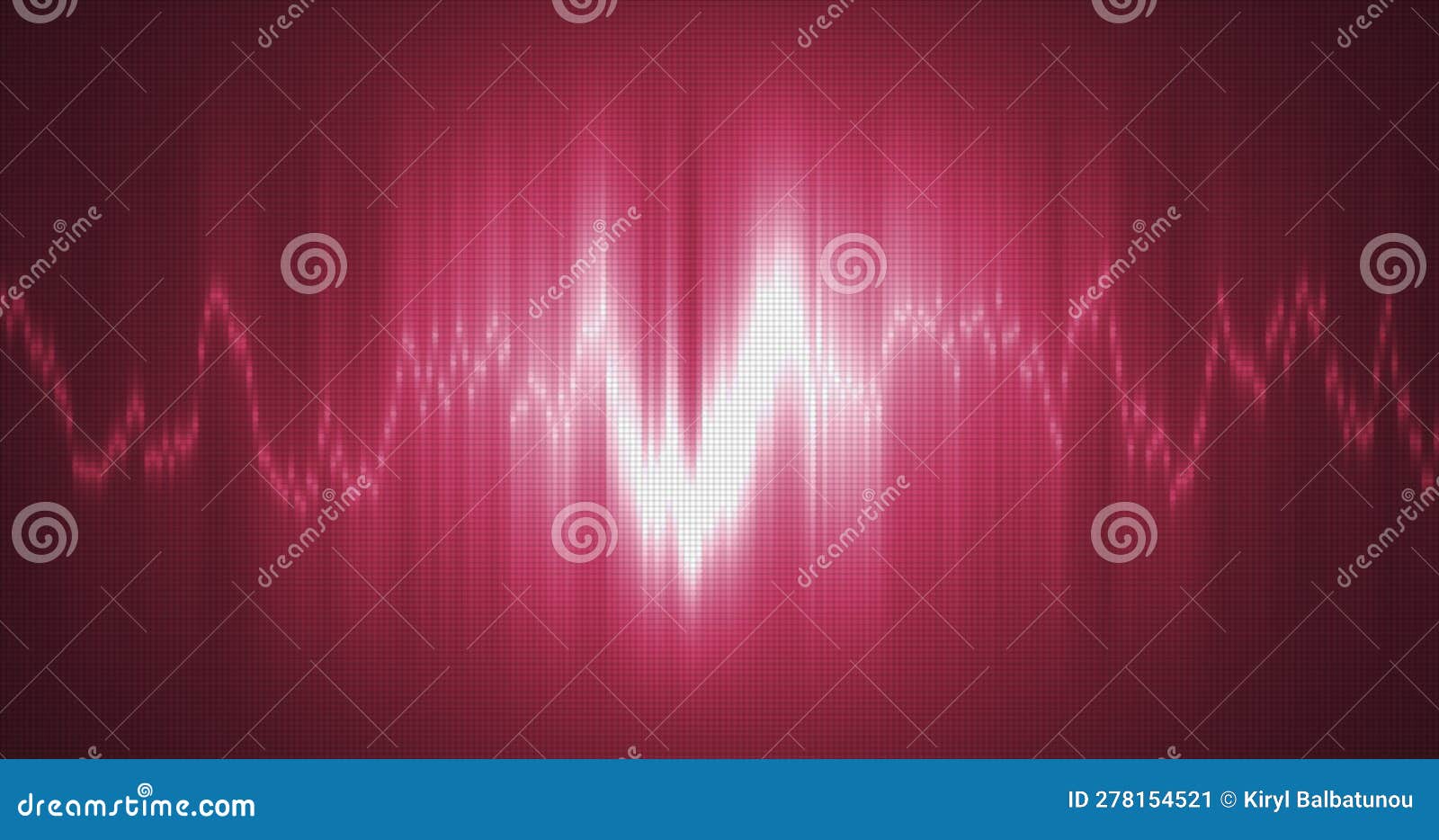 Abstract Red Energy Equalizer from Particles and Dots Abstract Stock ...