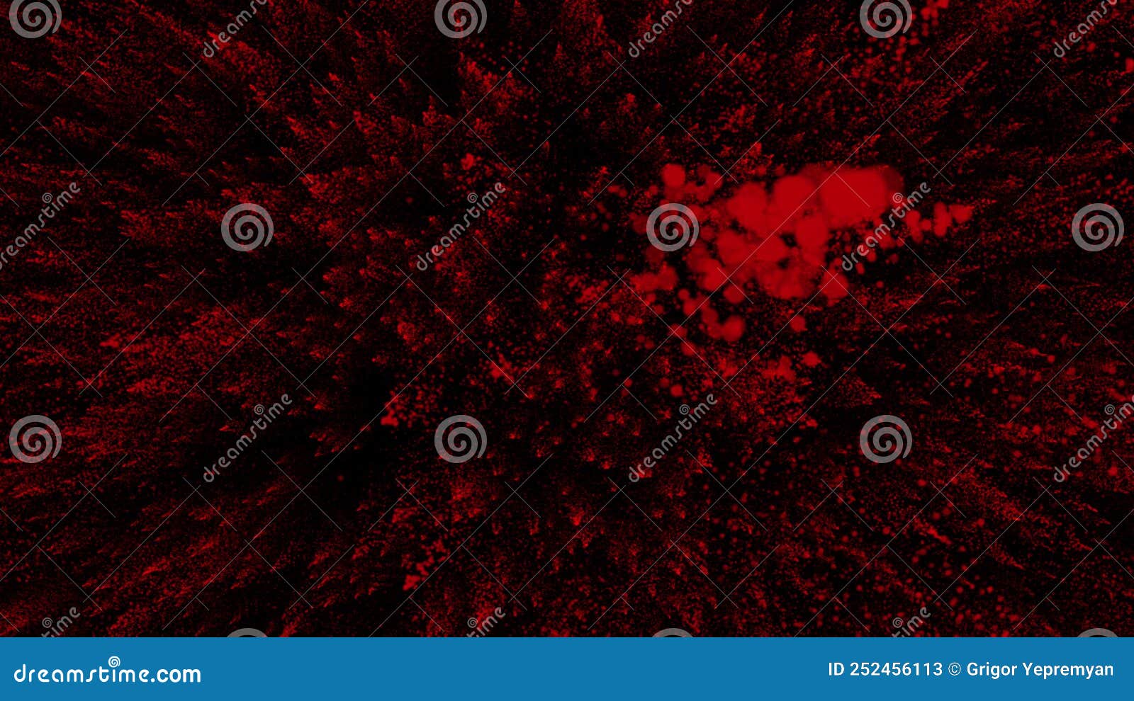 Abstract Red Ethereal Meditation Loop Background. Stock Video - Video ...