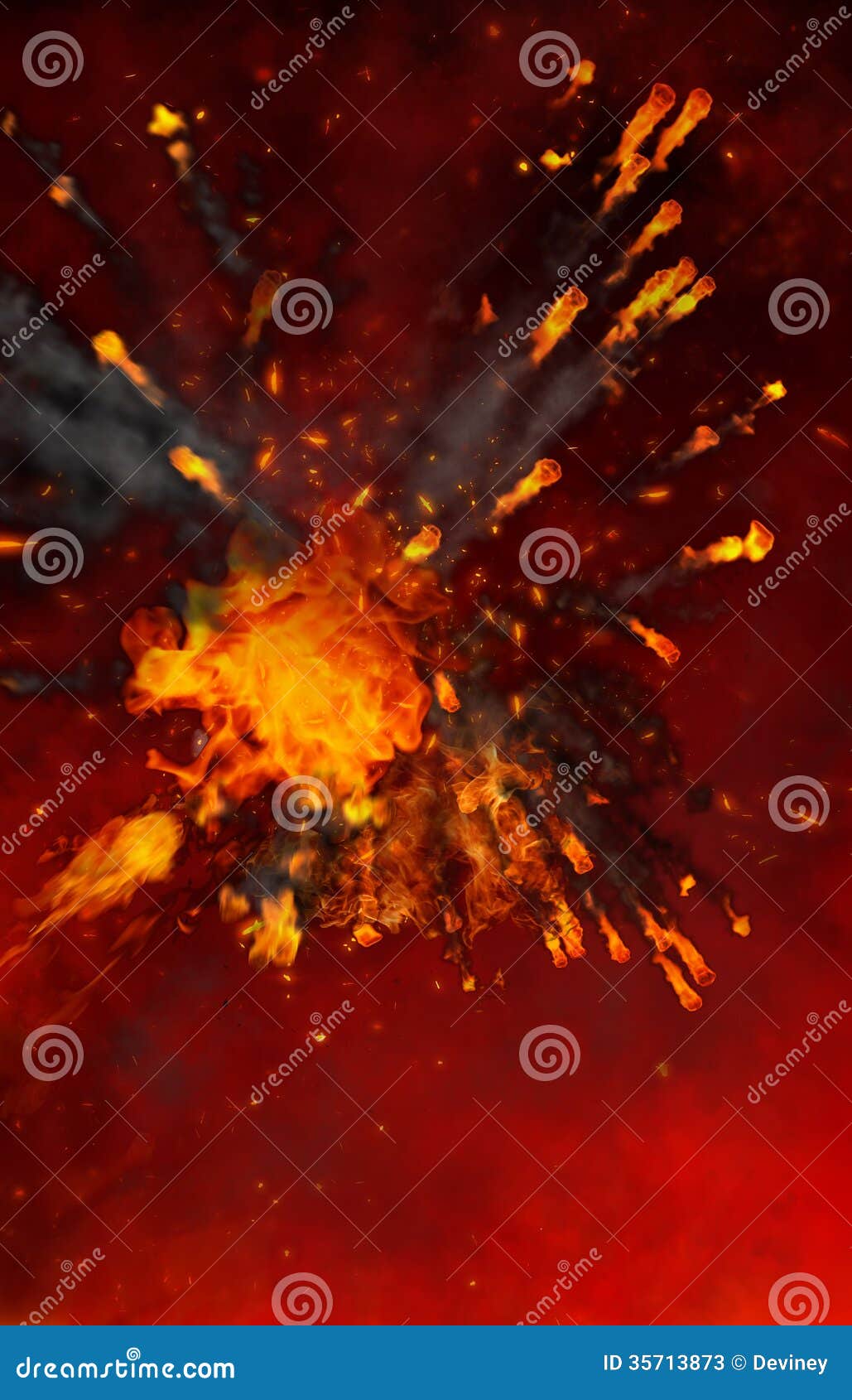 Abstract Red Fiery Background Stock Image - Image: 35713873