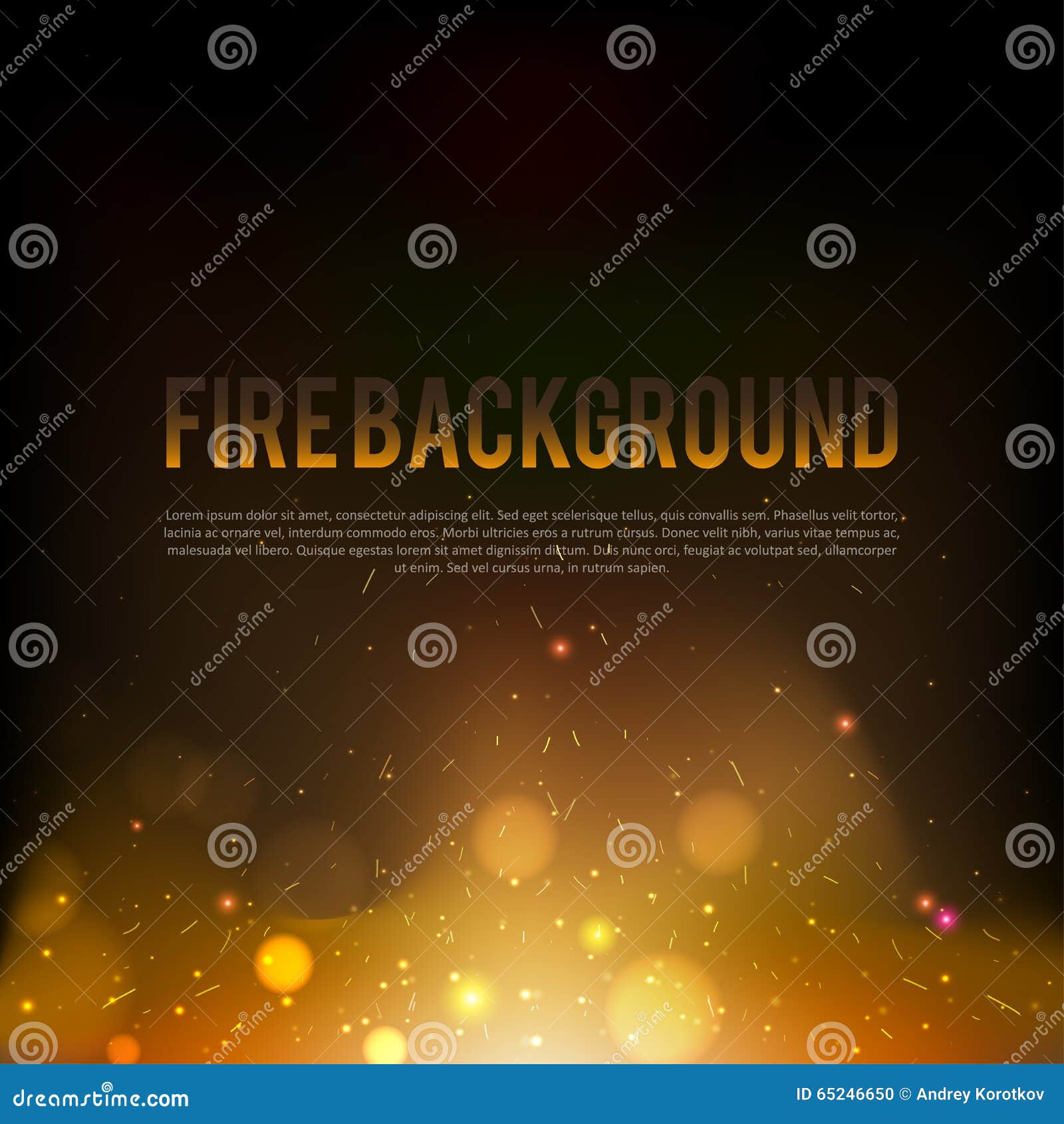 Abstract Red Fire Background Eps 10 Darken Stock Vector - Illustration ...