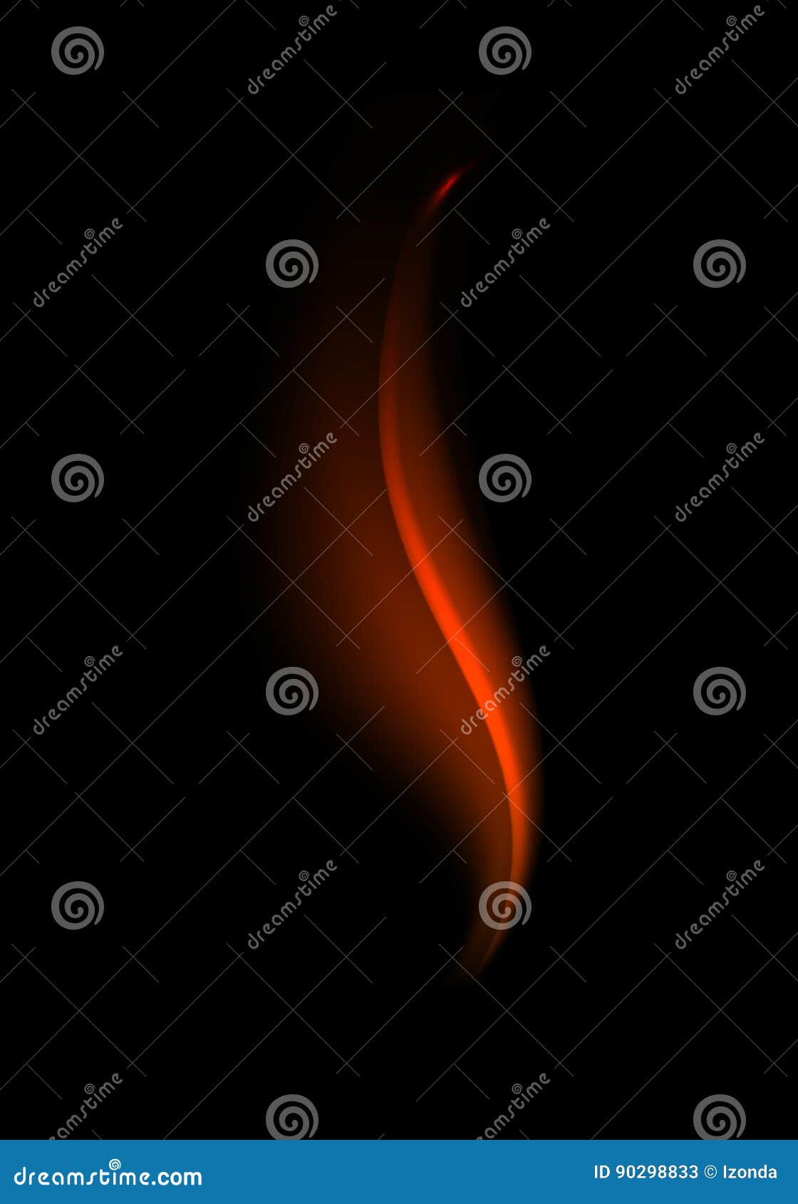 Abstract Red Fire Flame on Background Stock Vector - Illustration of ...