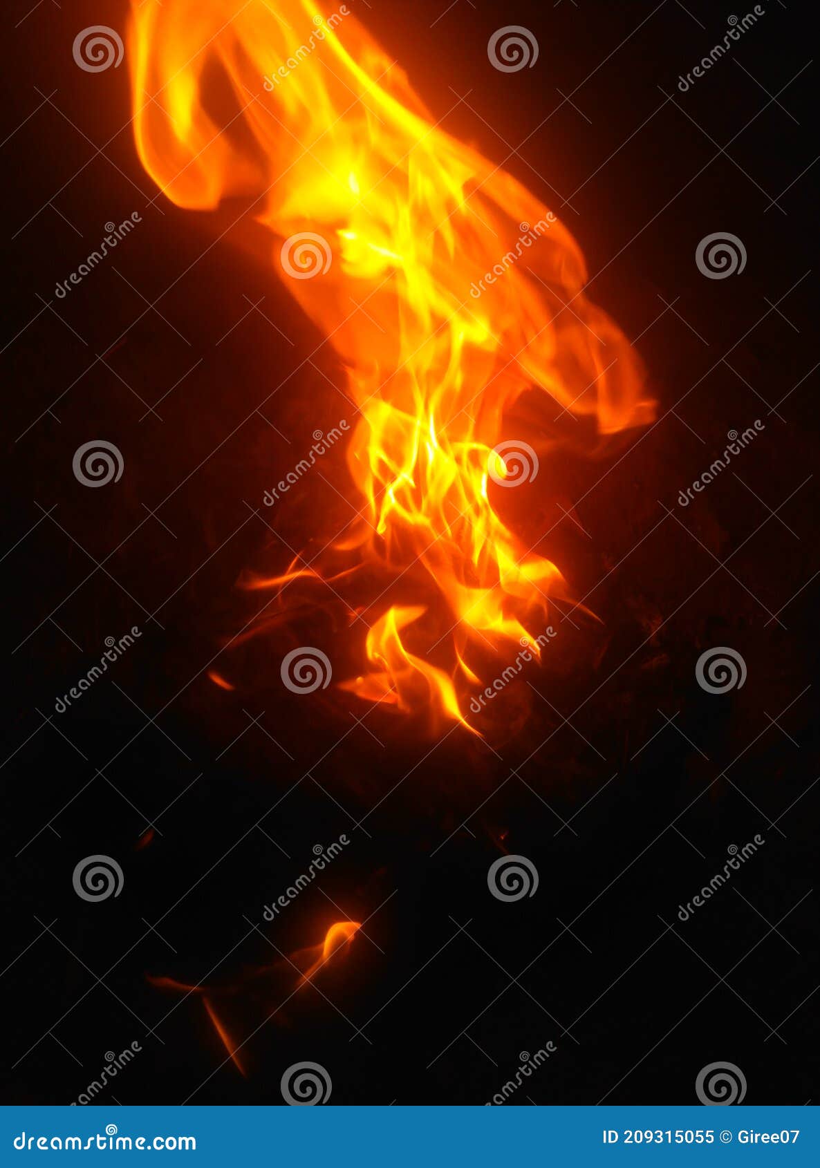 Abstract Red Flames of Fire Stock Image - Image of dark, bonfire: 209315055