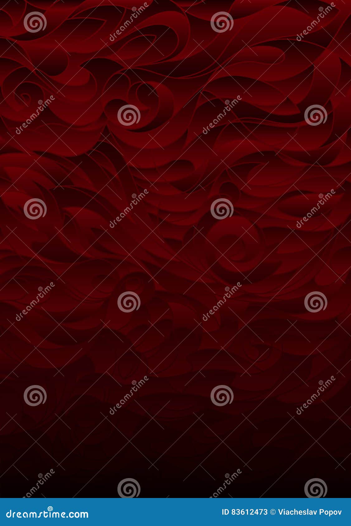 Abstract Red Floral Pattern Stock Vector - Illustration of graphic ...