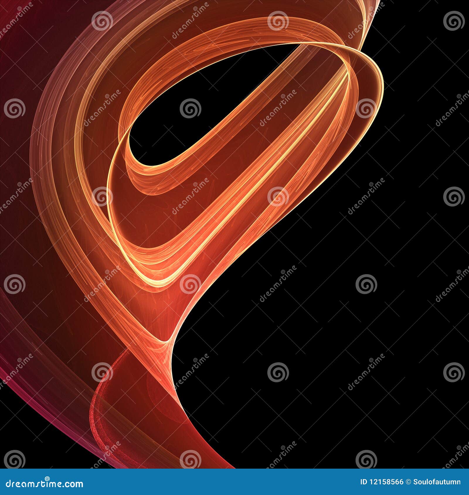 Abstract Red Flow stock illustration. Illustration of generated - 12158566