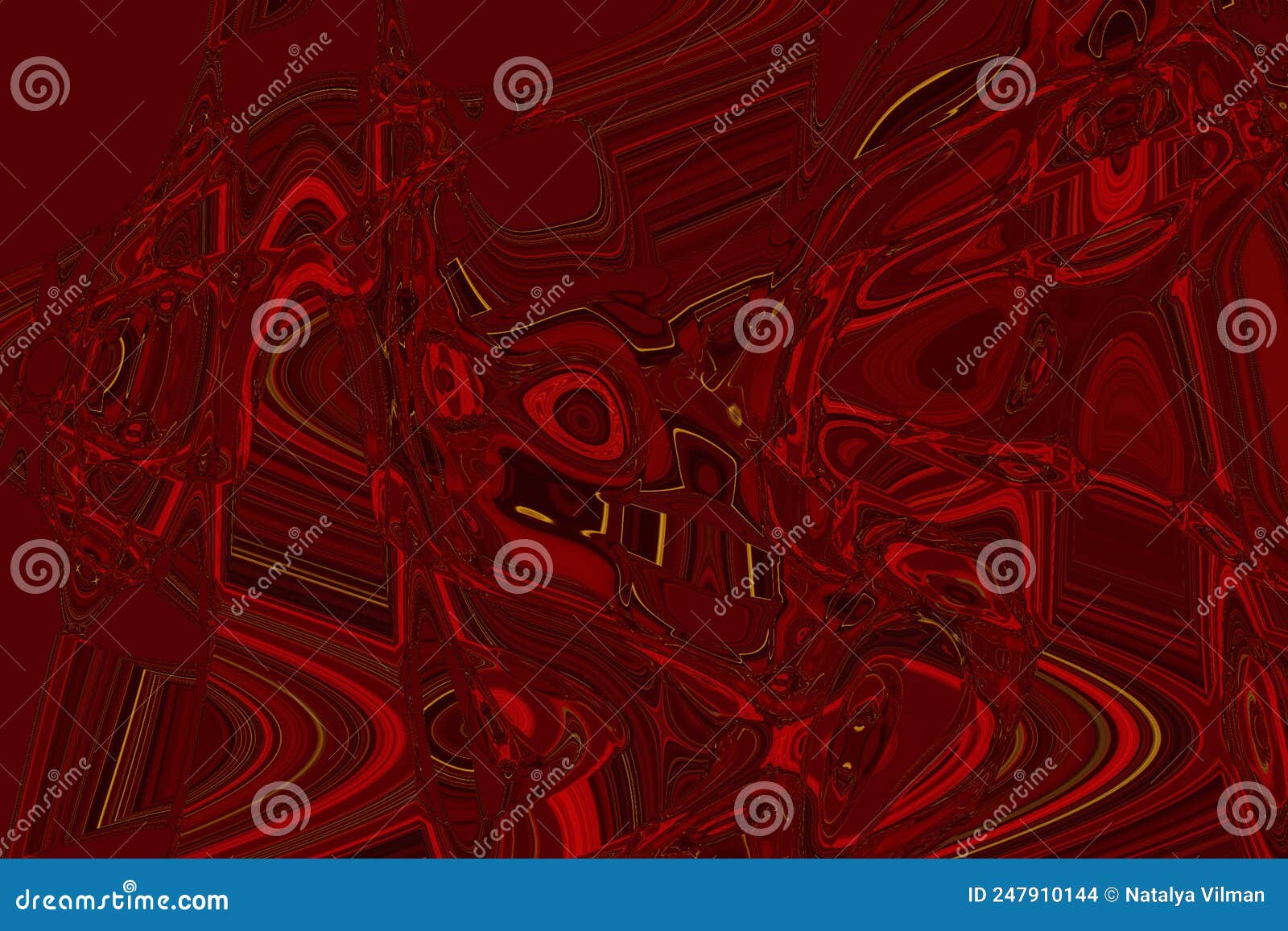 Abstract Red Futuristic Pattern. Psychedelic Backdrop for Design, Web ...