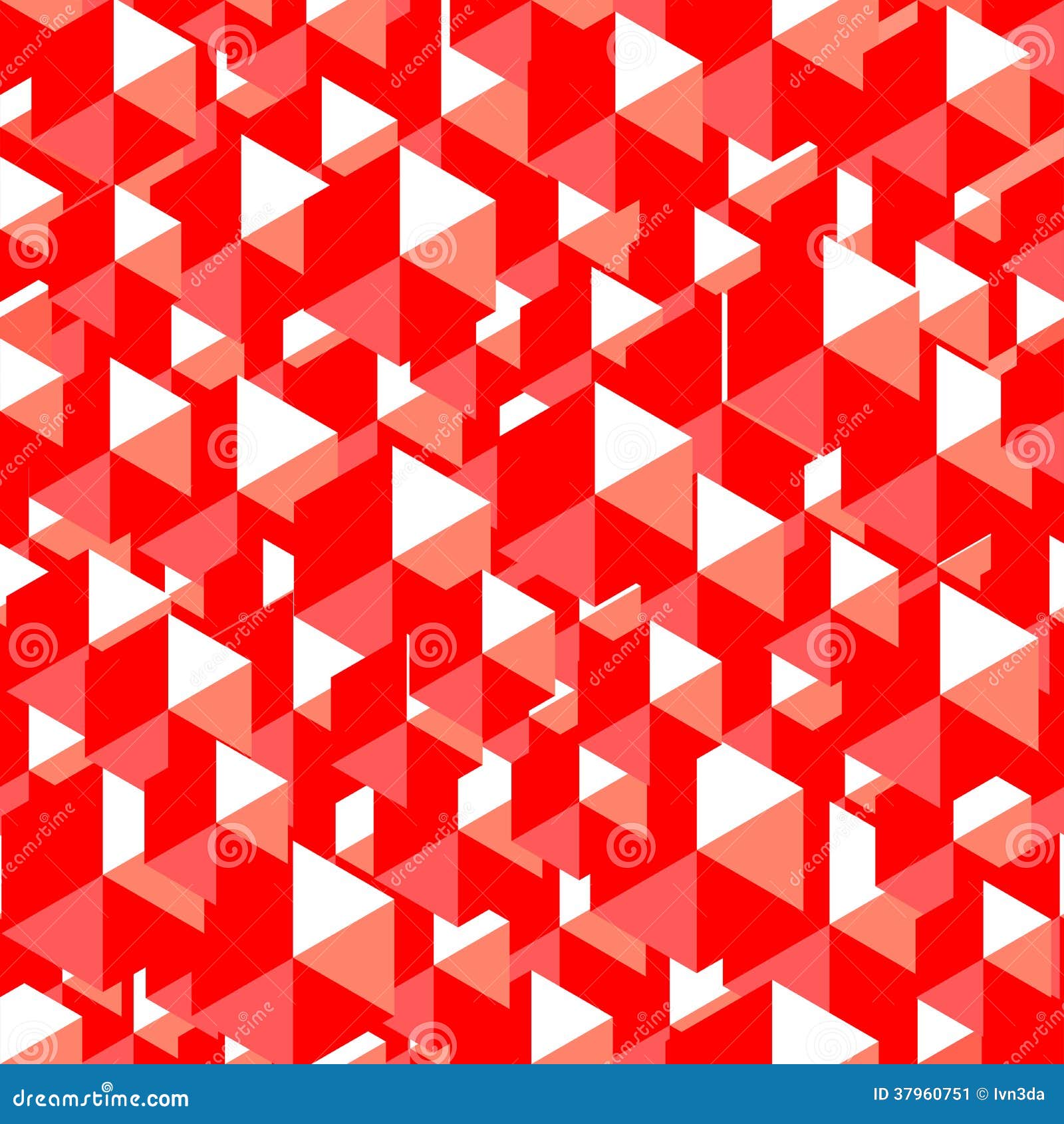 Abstract Red Geometric Background Stock Illustration - Illustration of ...