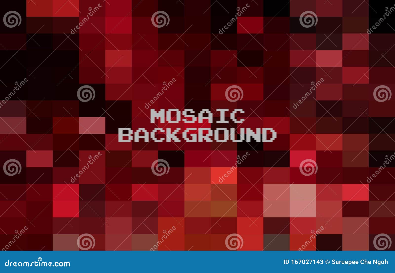 Abstract Red Geometric Background, Creative Design Templates. Pixel Art ...
