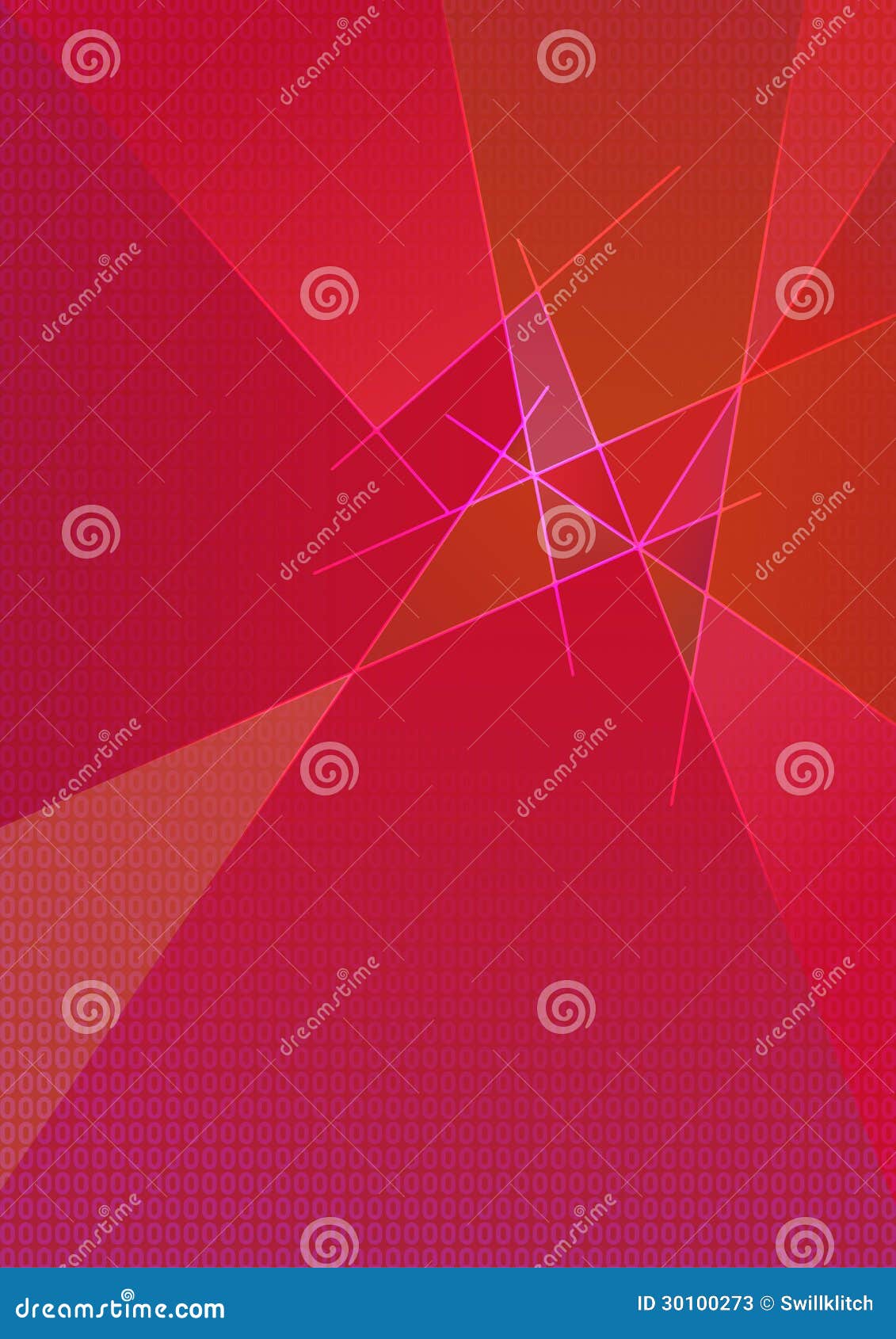 Abstract Red Geometric Background with Lines Stock Vector ...