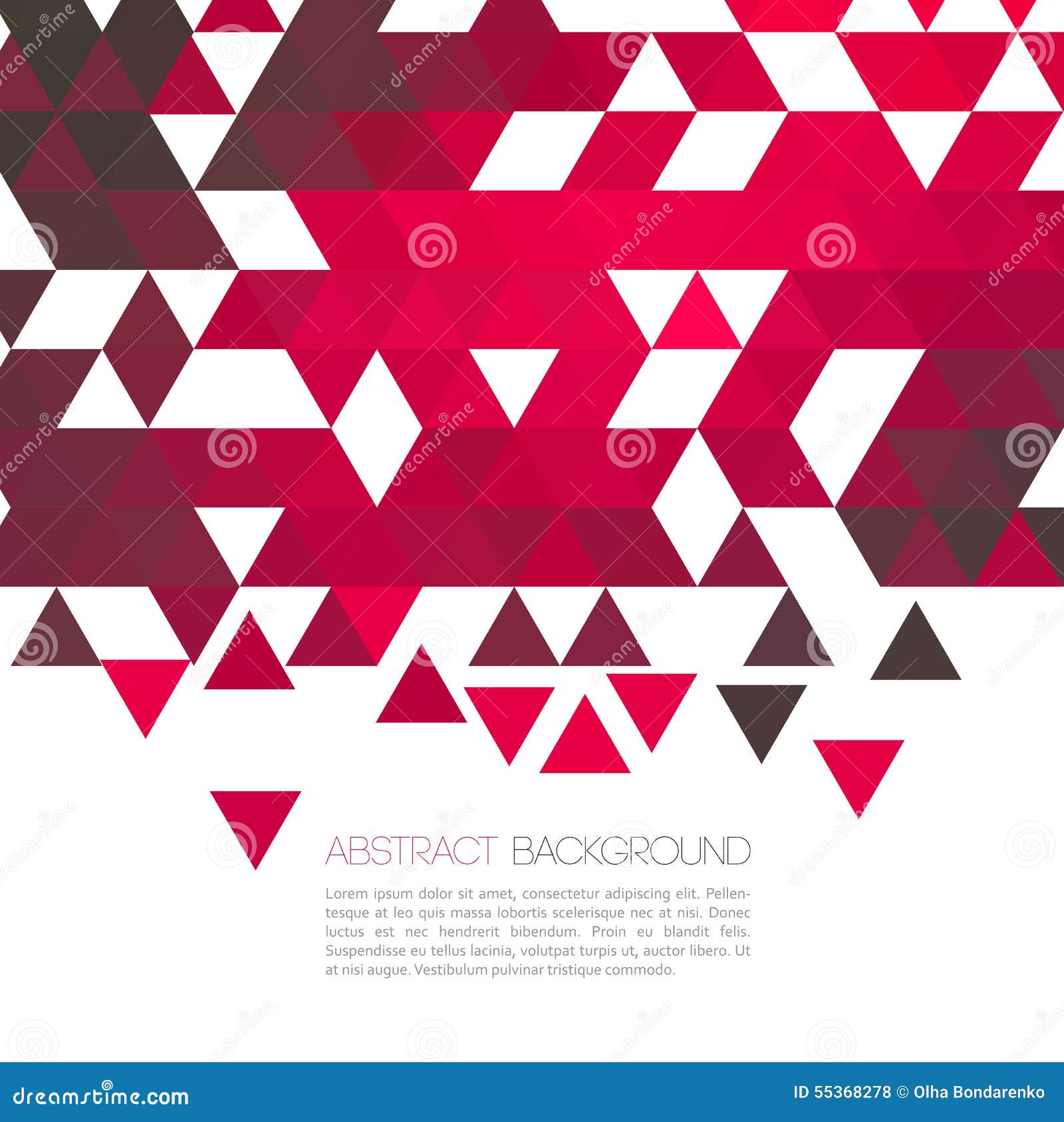 Abstract Red Geometric Background with Triangle Stock Vector ... Abstract Red Geometric Background with Triangle Stock Vector ...