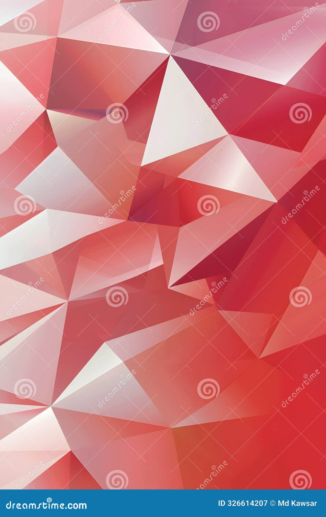 Abstract Red Geometric Pattern Background Stock Illustration ...