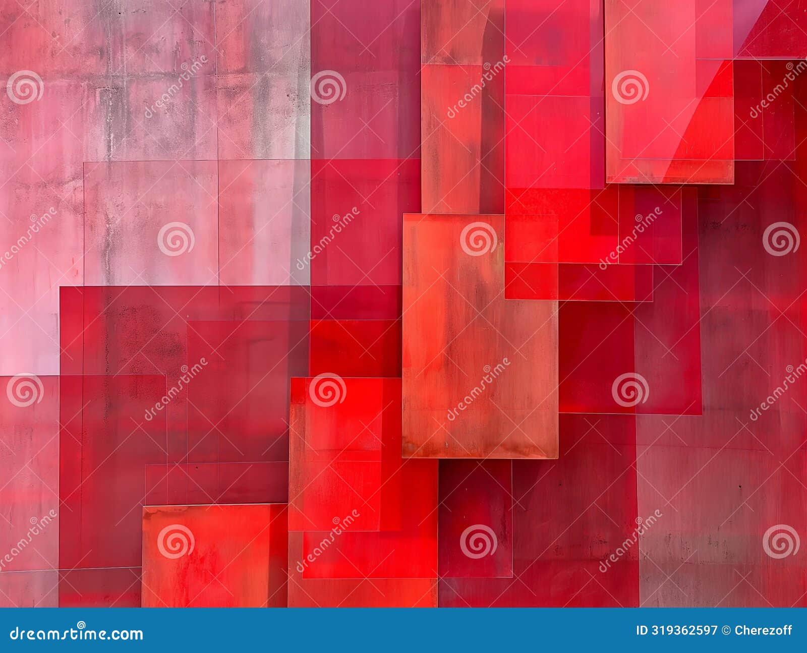 Abstract Red Geometric Pattern Stock Image - Image of vibrant, vivid: 319362597