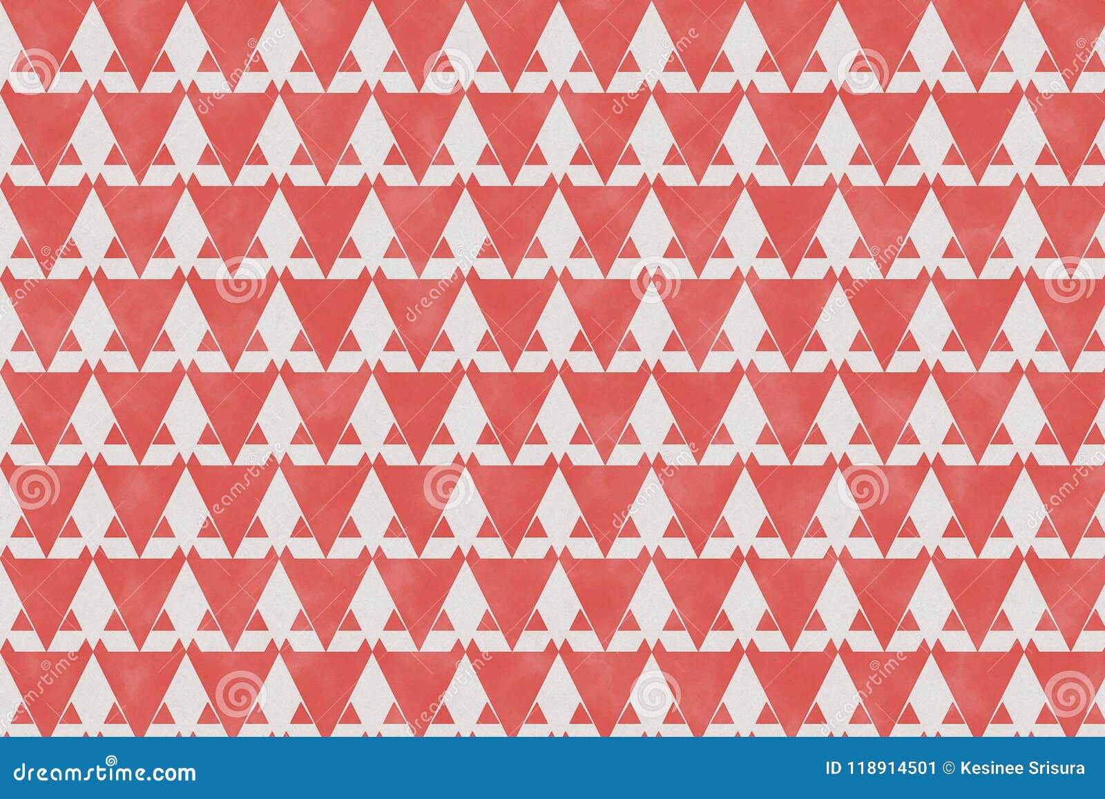 Abstract Red Geometric Pattern and Triangle Shape on Paper Textured ...
