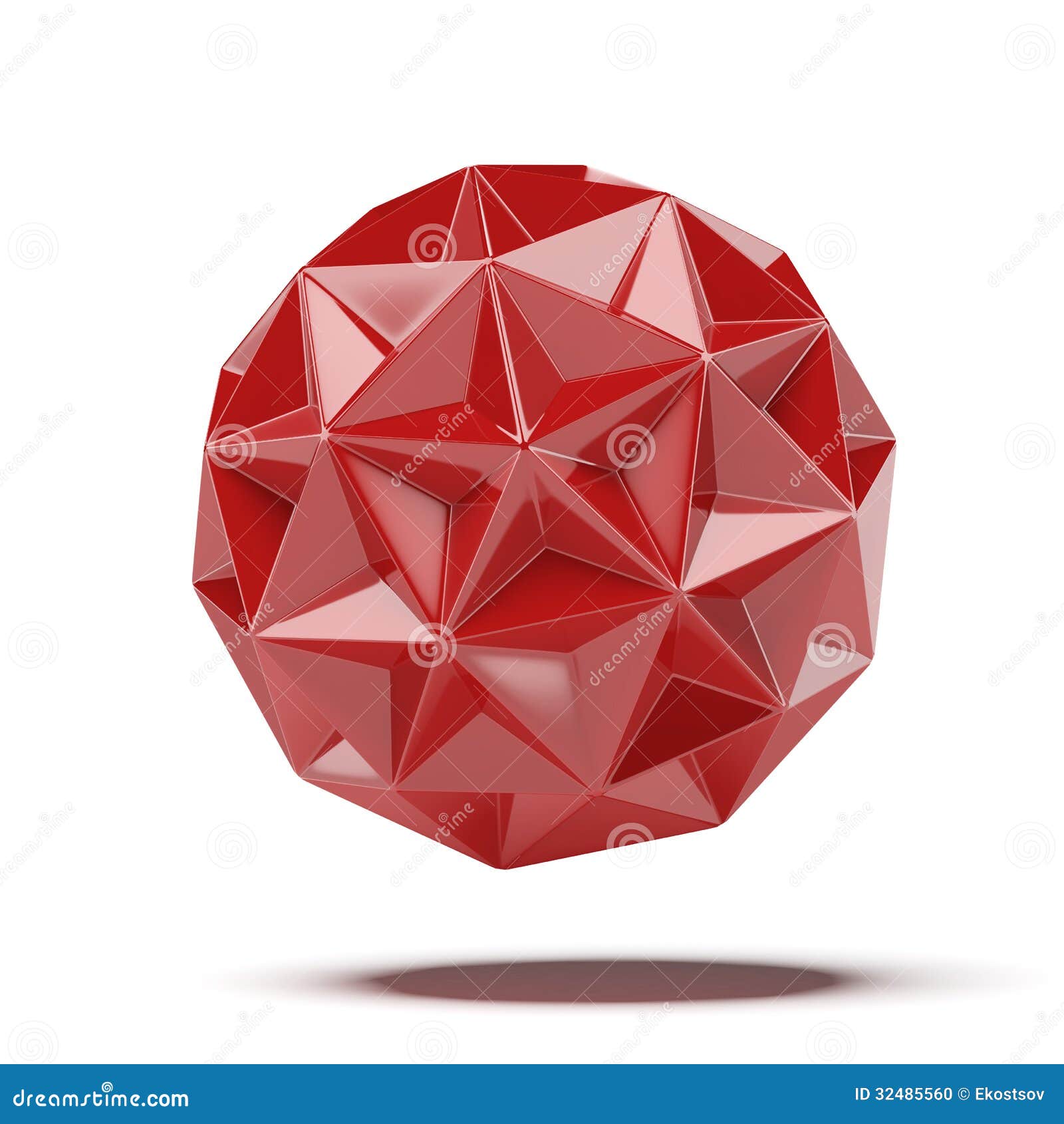 Abstract red geosphere stock illustration. Illustration of graphic ...