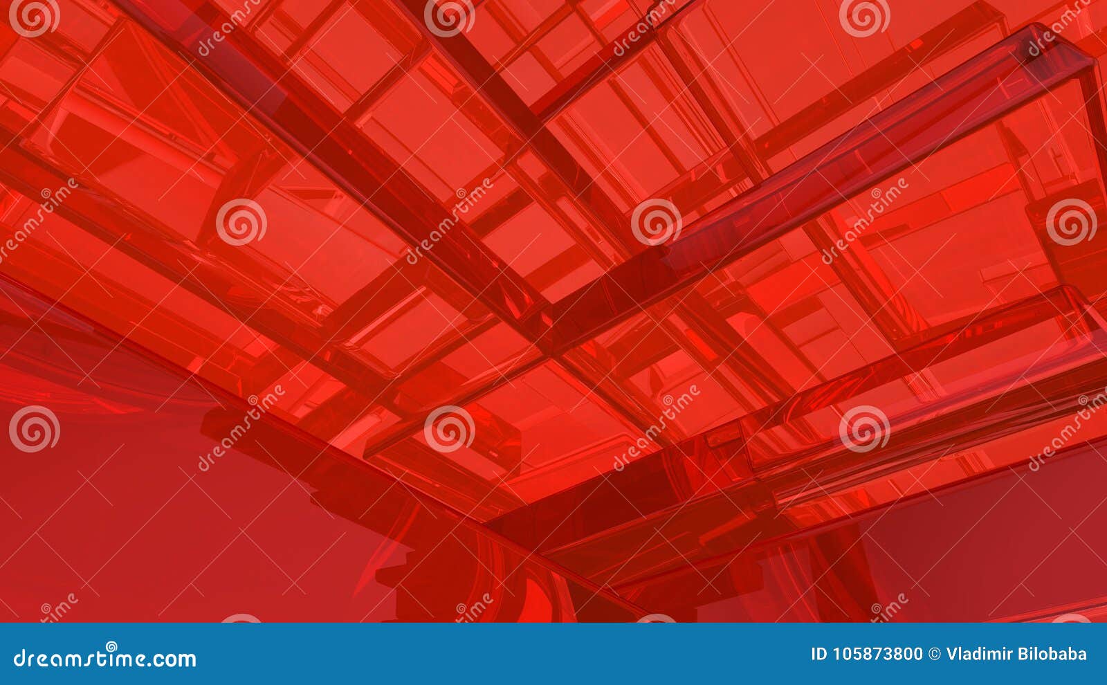 Abstract Red Glass Background Stock Illustration - Illustration of ...