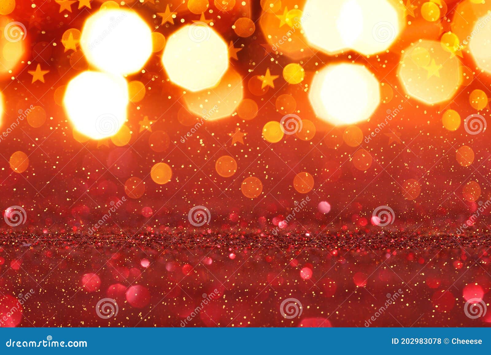 Abstract Red Glitter Background with Gold Lights Stock Photo - Image of ...