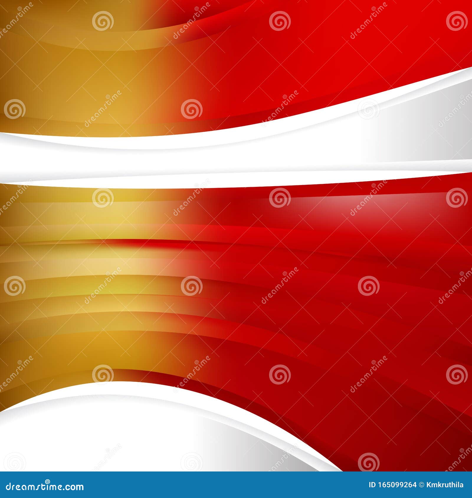 Abstract Red and Gold Background Template Stock Vector - Illustration ...