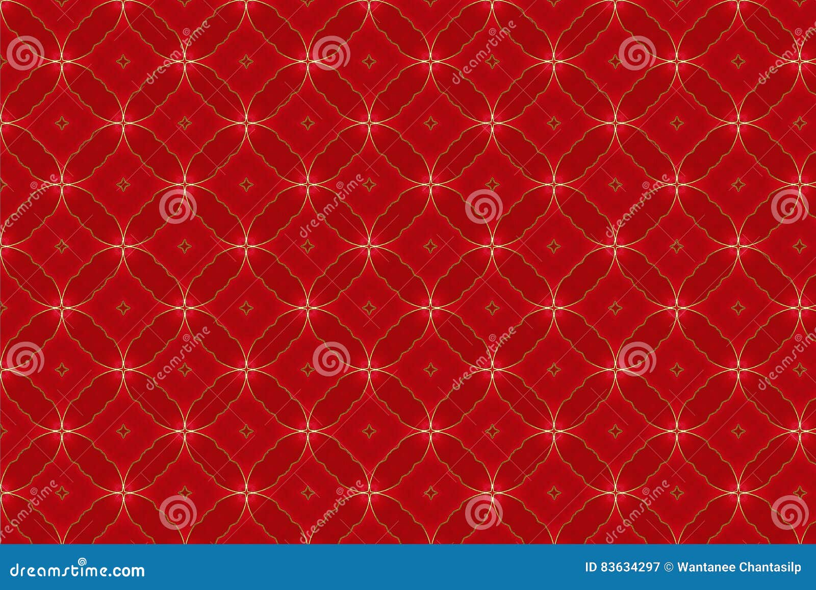 Abstract Red and Gold Colors Chinese Style Pattern Background Stock ...