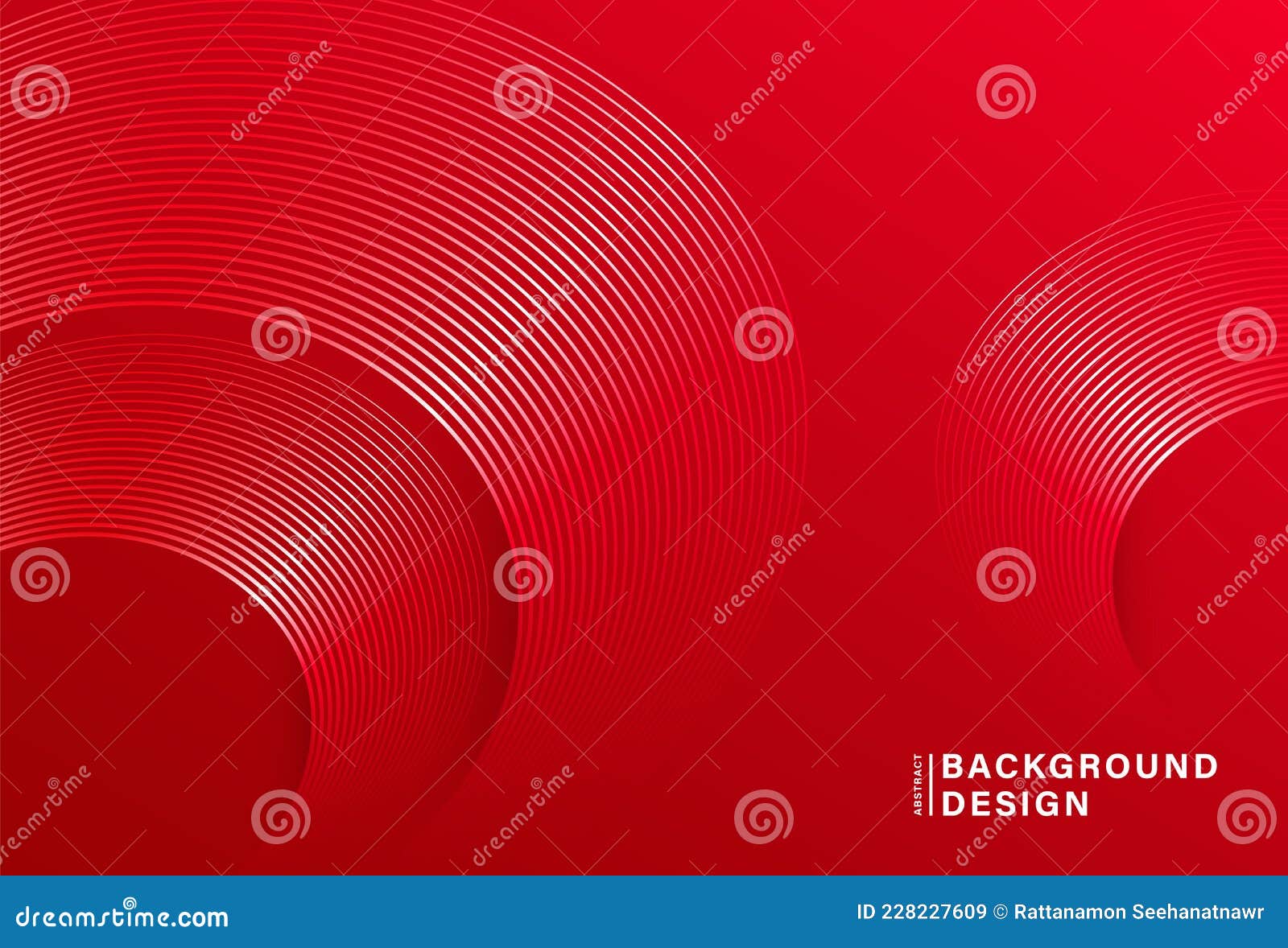 Abstract Red Gradient Background with Curve Shiny Lines and Shadow ...