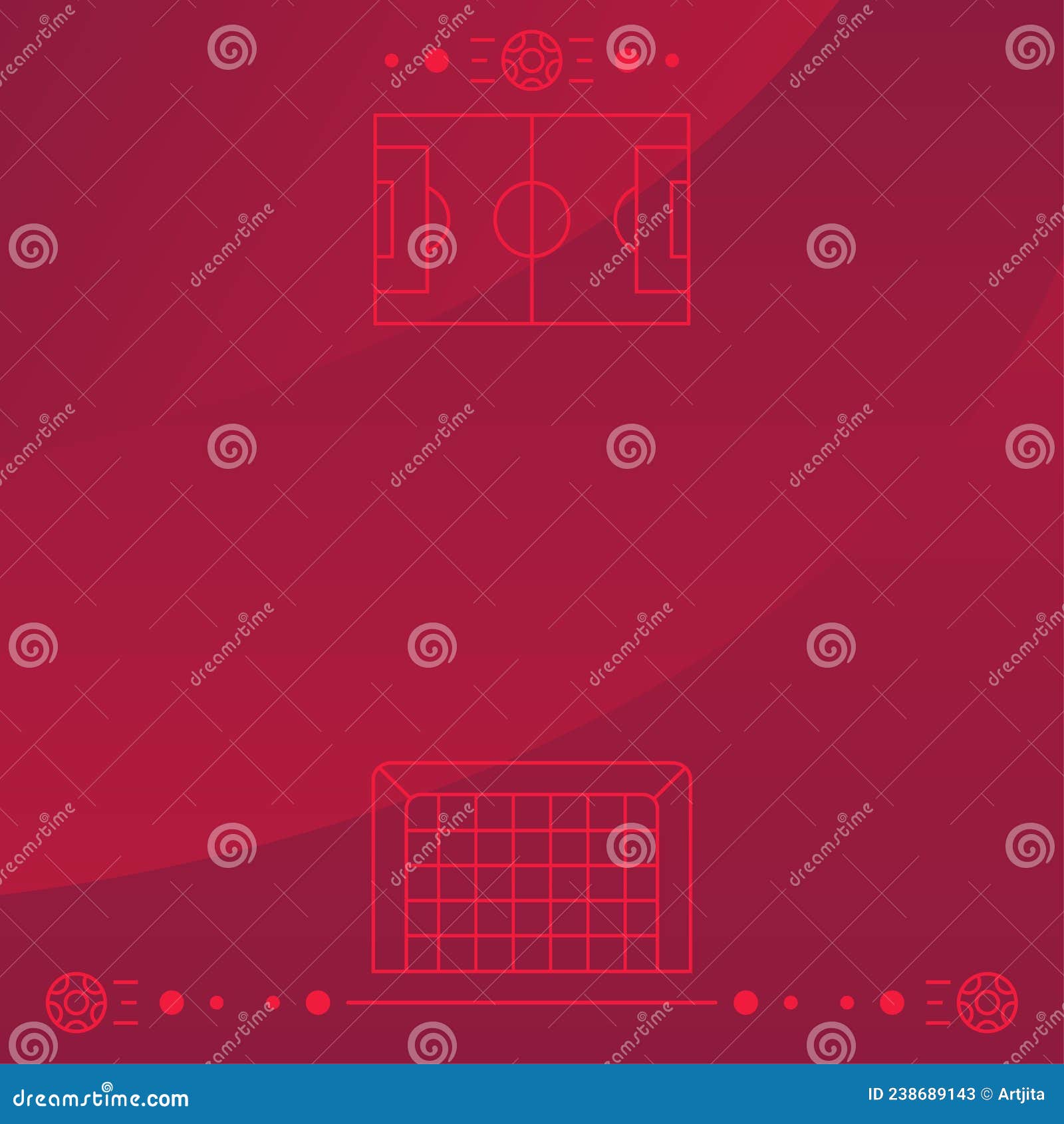 Abstract Red Gradient Background Vector. Sport, Competition Elements ...