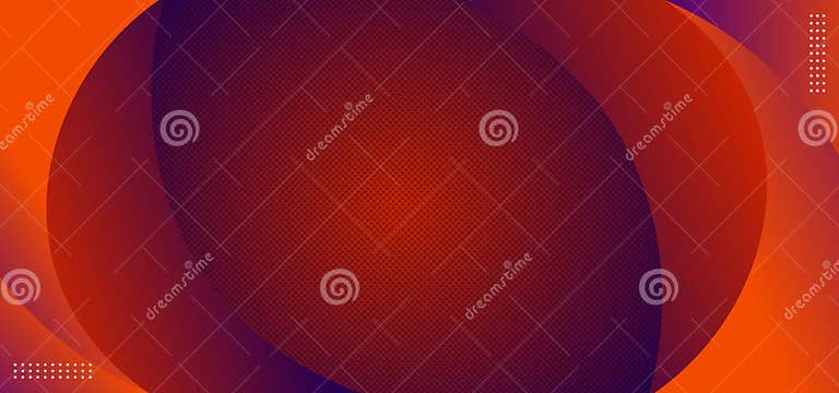 Abstract Red Gradient Circle Background with Halftone Texture Stock ...