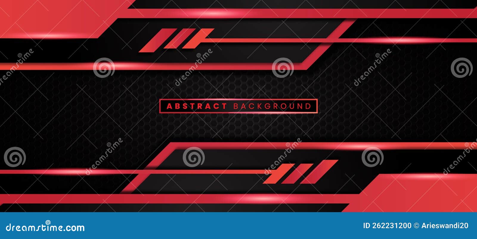 Abstract Red Gradient Geometric Background Vector Illustration Stock ...