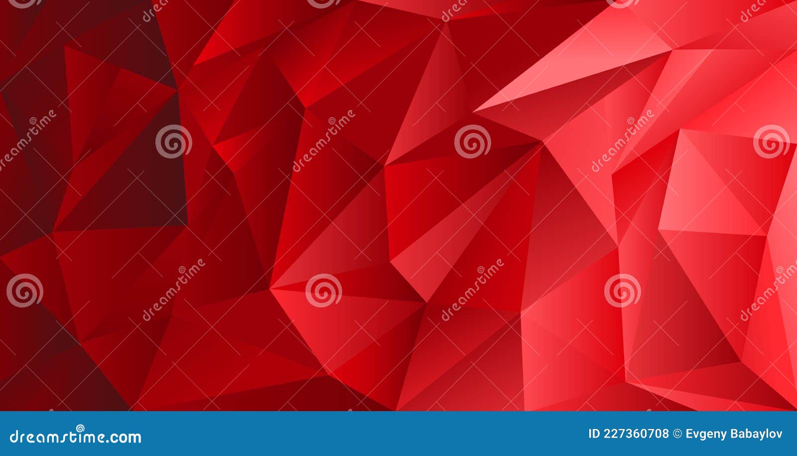 Abstract Red Gradient Triangles of Different Sizes - Vector Stock ...