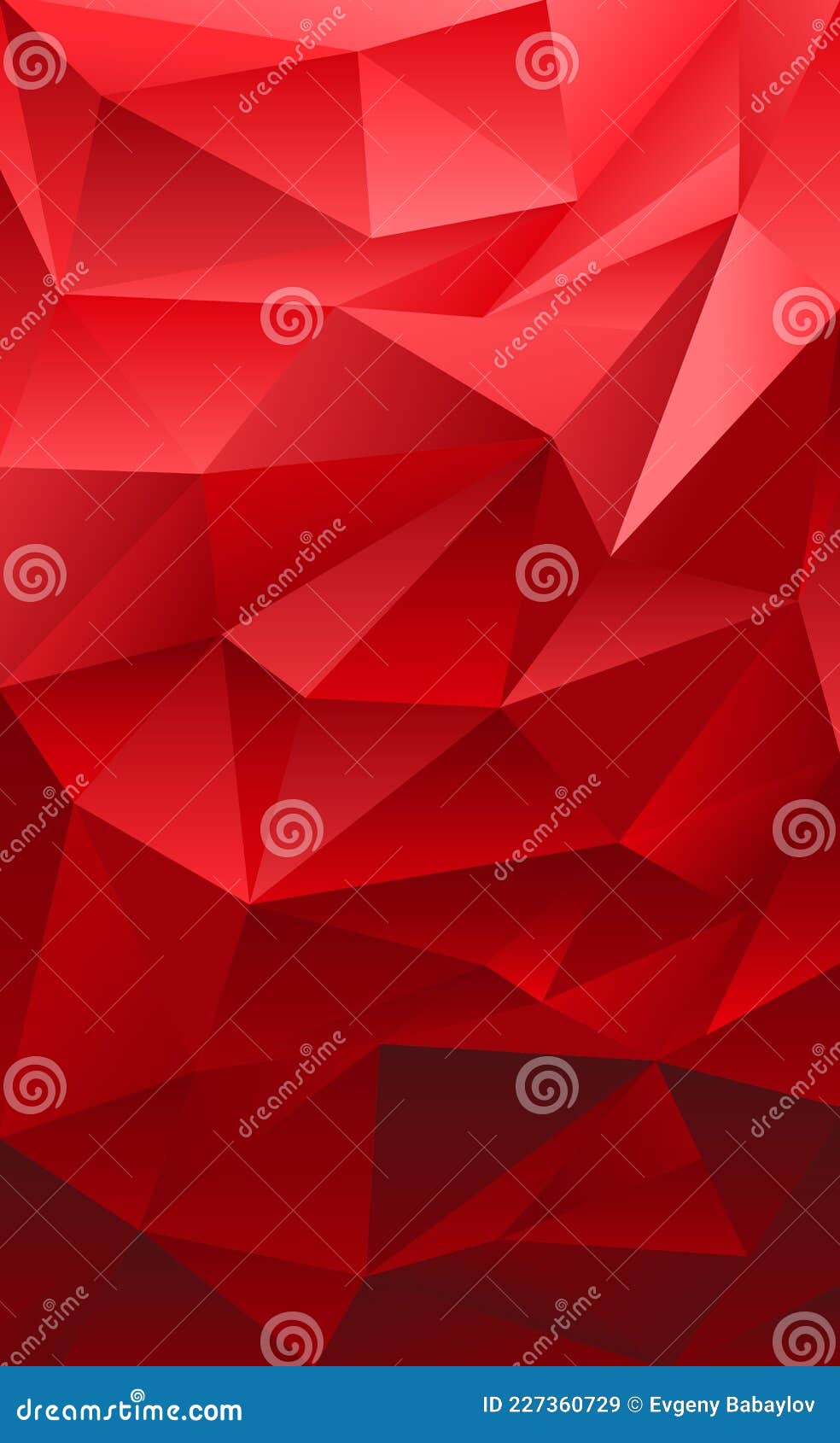 Abstract Red Gradient Triangles of Different Sizes - Vector Stock ...